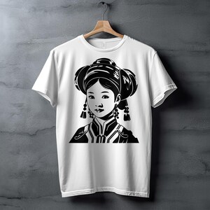 CHINESE GIRL SVG, Chinese Girl Kid Svg Files for Cricut, Chinese ...