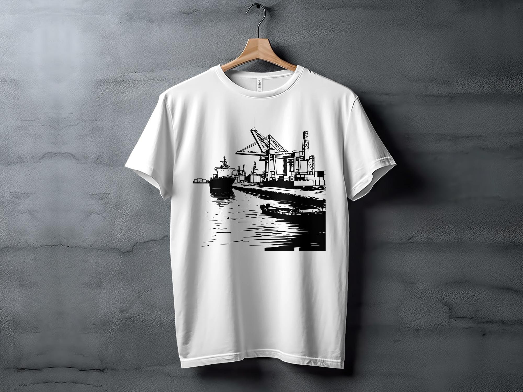 HARBOR DOCK SVG, Harbor Port Svg Files for Cricut, Coastal Seaport ...
