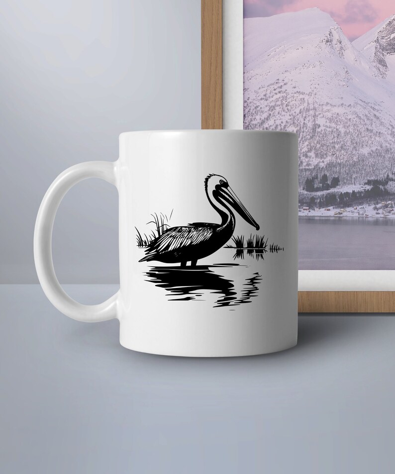 PELICAN WATER BIRD Svg, Pelican Seabird Svg Files for Cricut, Coastal ...