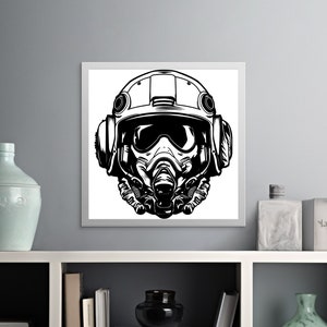 PILOT AVIATION HELMET Svg, Pilot Headgear Svg Files for Cricut ...
