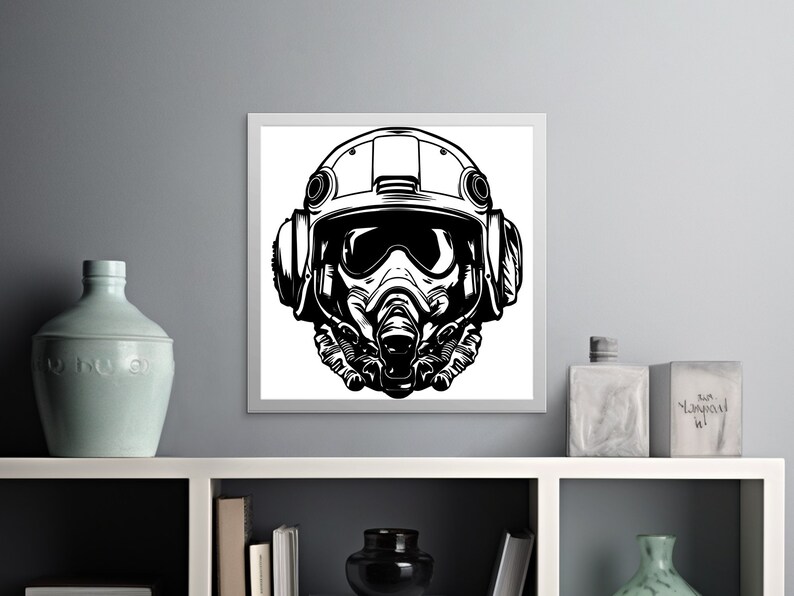 PILOT AVIATION HELMET Svg, Pilot Headgear Svg Files for Cricut ...
