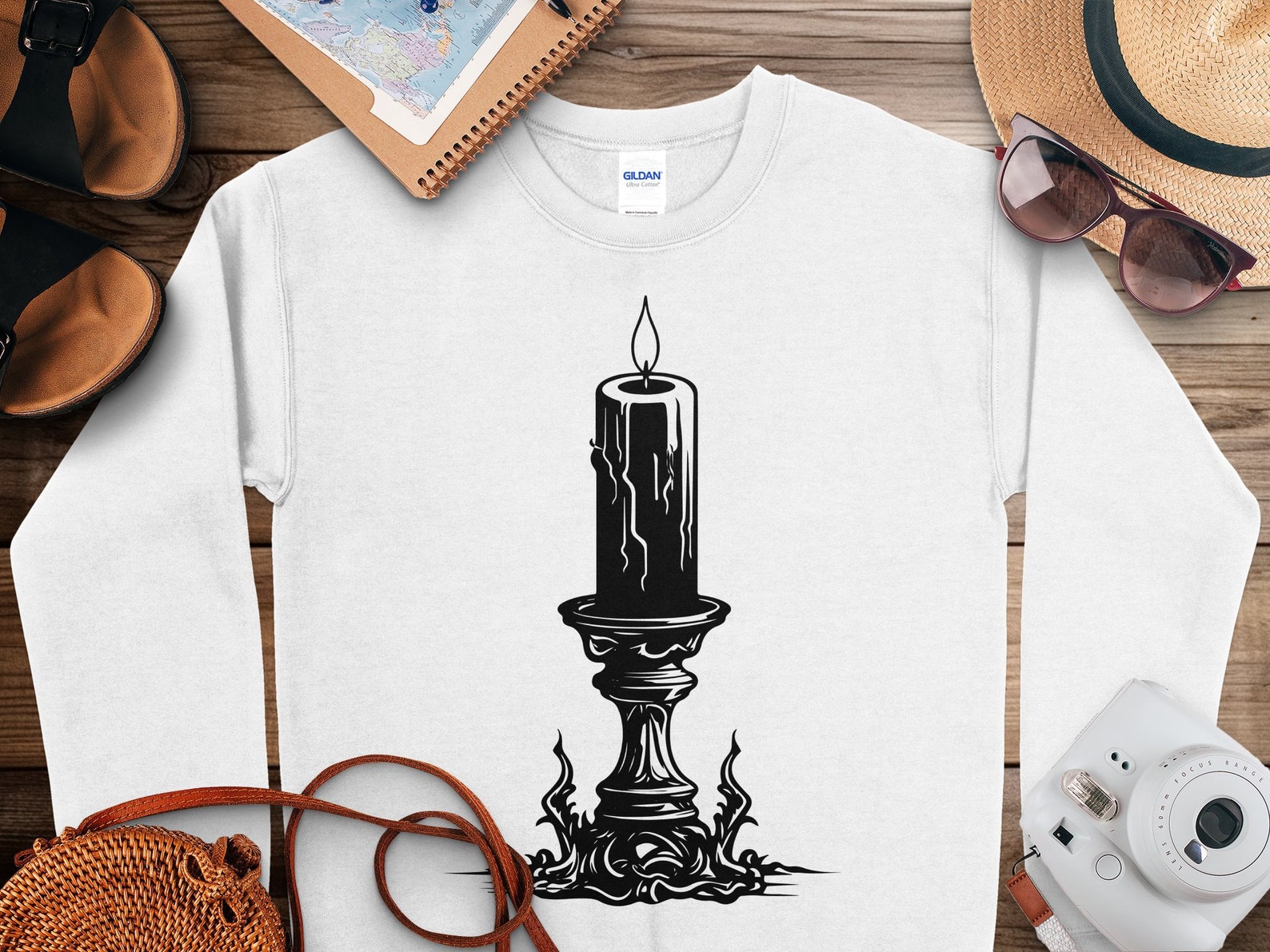 GOTHIC CANDLE HOLDER Svg, Medieval Vintage Candle Holder Svg Files for ...