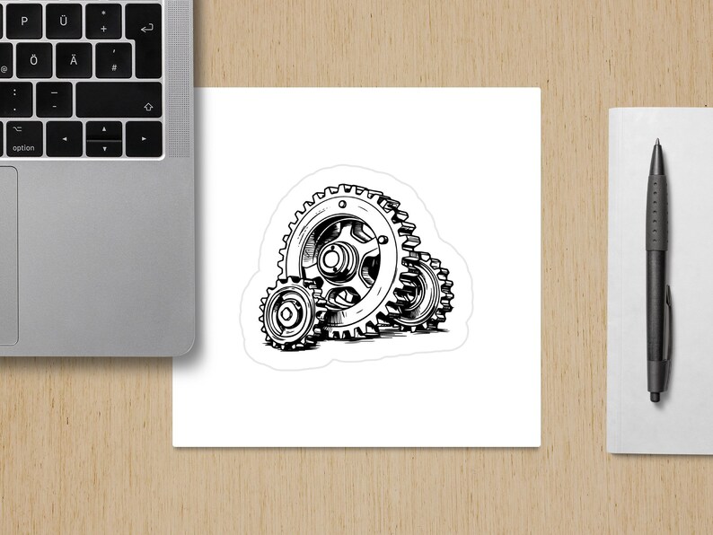 MECHANICAL GEARS SVG, Gears System Svg Files for Cricut, Gear Component ...