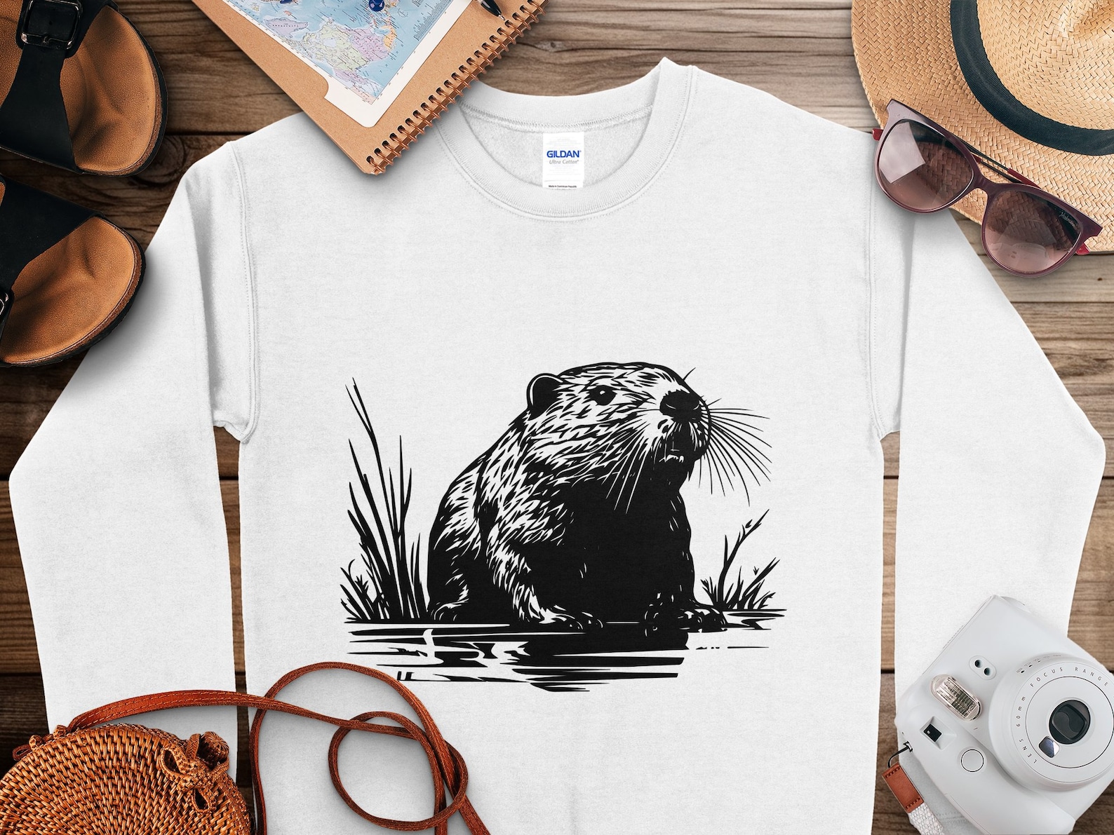 WILD BEAVER SVG, River Beaver Svg Files for Cricut, Mammal Beaver ...
