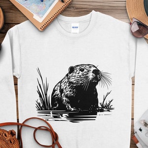 WILD BEAVER SVG, River Beaver Svg Files for Cricut, Mammal Beaver ...