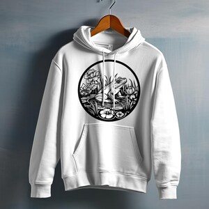 POND FROG SVG, Frog on Pond Svg Files for Cricut, Pond Landscape ...