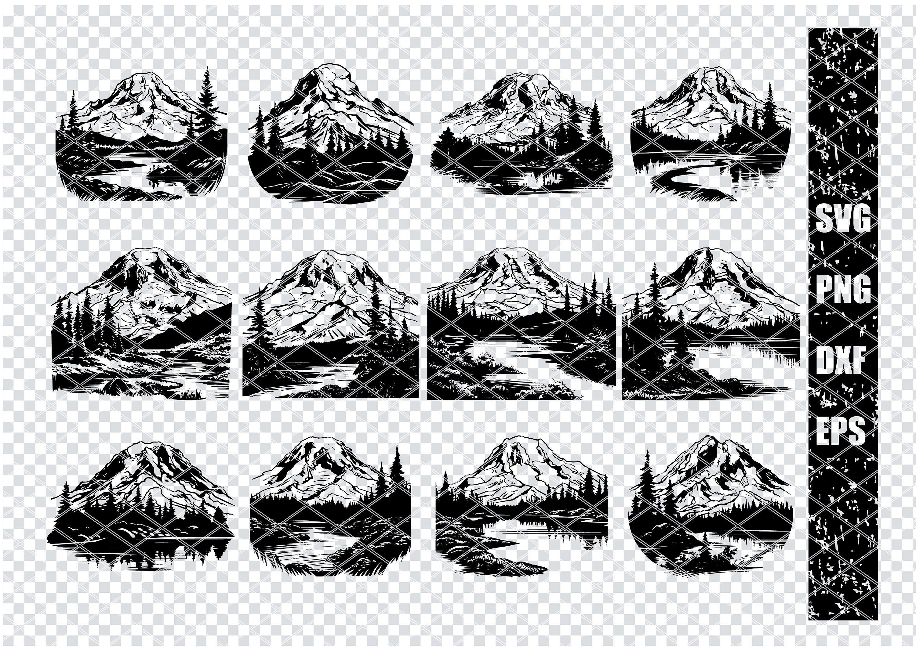 MOUNT RAINIER National PARK Svg, Rainier Washington Svg Files for ...