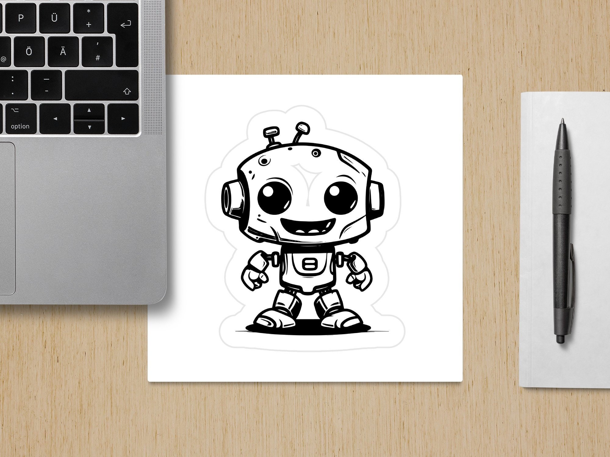CUTE ROBOT SVG, Adorable Robot Svg Files for Cricut, Cute Spooky Robot ...
