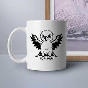 CUTE BABY EAGLE Svg, Eagle Hatchling Svg Files for Cricut, Adorable ...