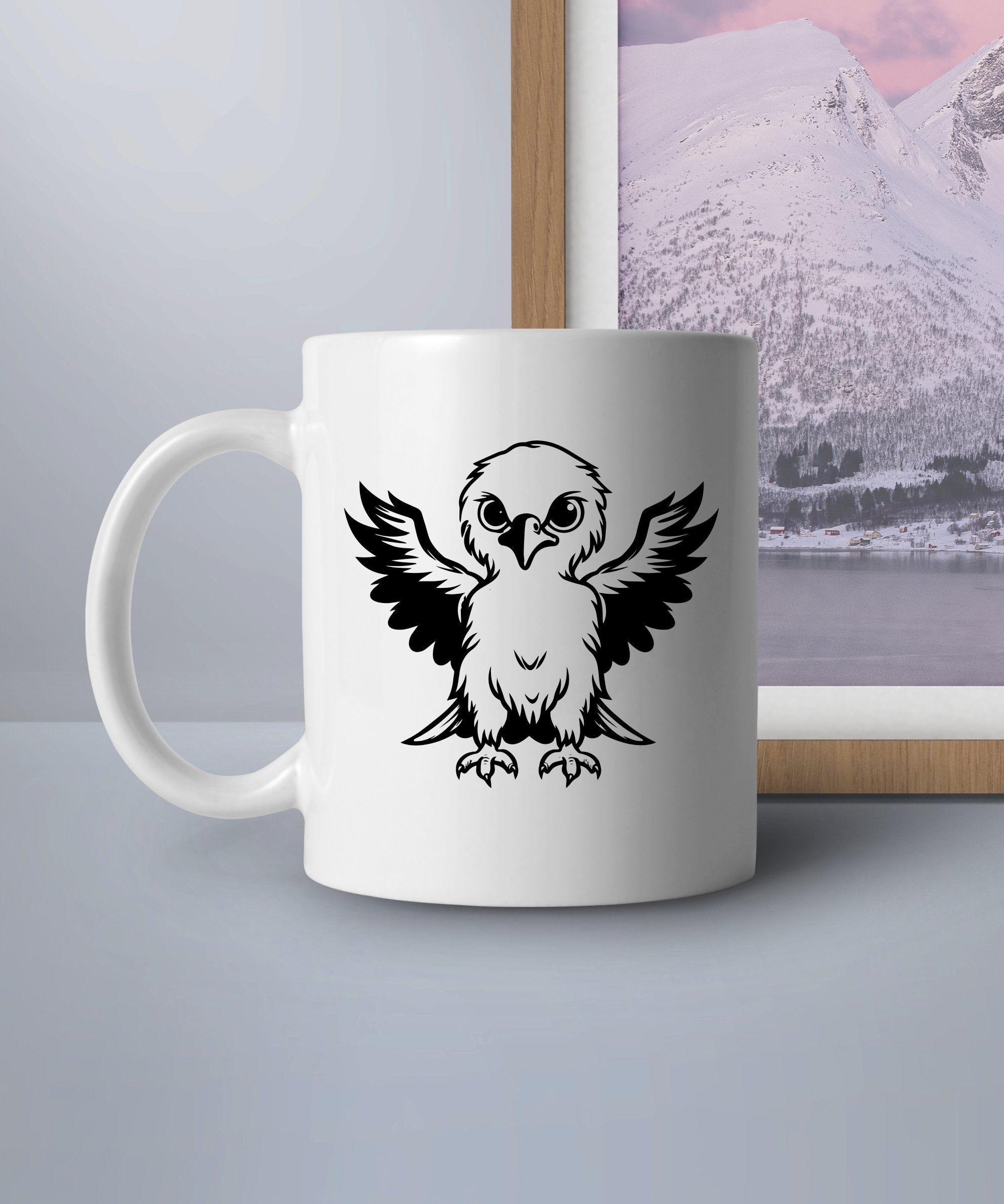 CUTE BABY EAGLE Svg, Eagle Hatchling Svg Files for Cricut, Adorable ...