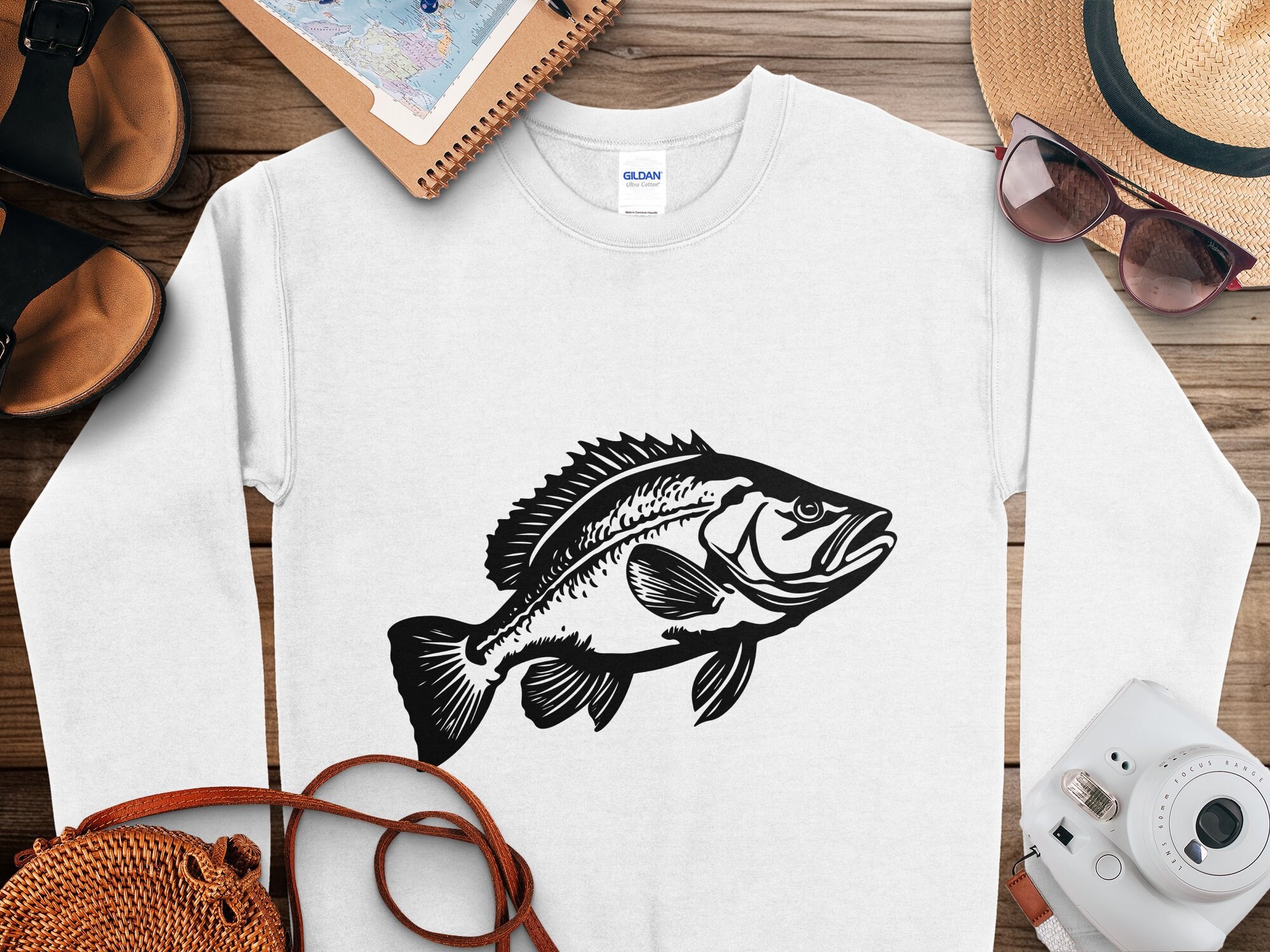 GROUPER FISH SVG, Sea Bass Svg Files for Cricut, Ocean Grouper Fish ...