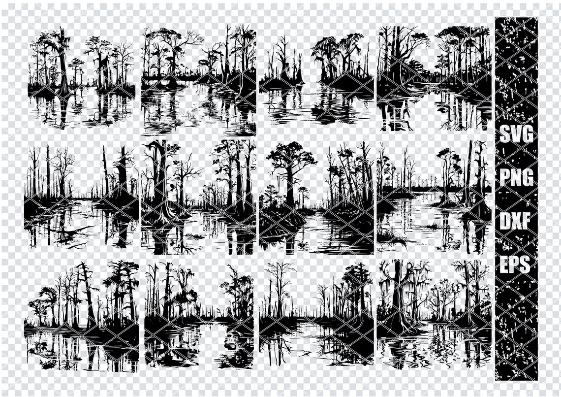 BLACK TUPELO TREE Svg, Tupelo Gum Tree Svg Files for Cricut, Tupelo ...