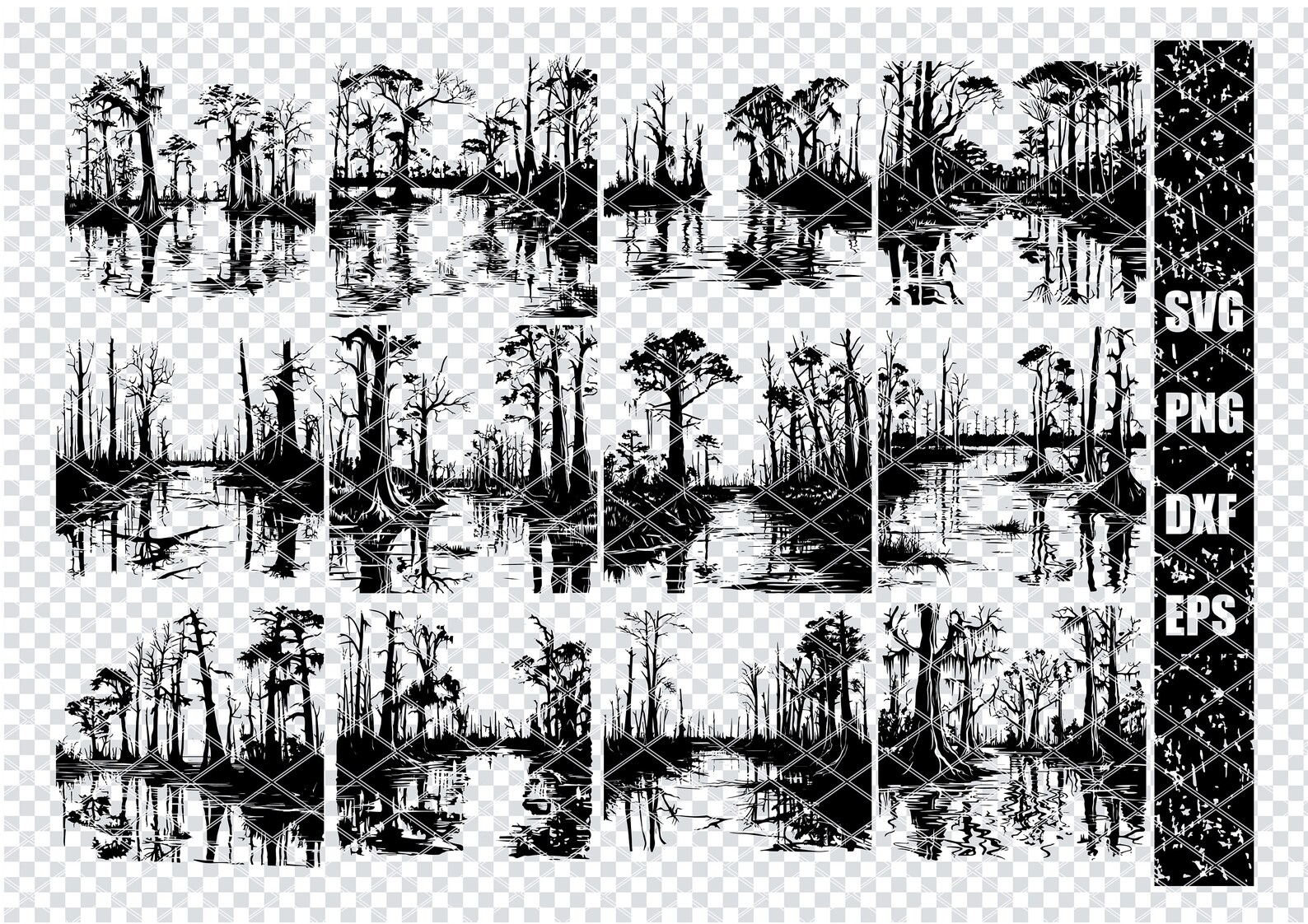 BLACK TUPELO TREE Svg, Tupelo Gum Tree Svg Files for Cricut, Tupelo ...