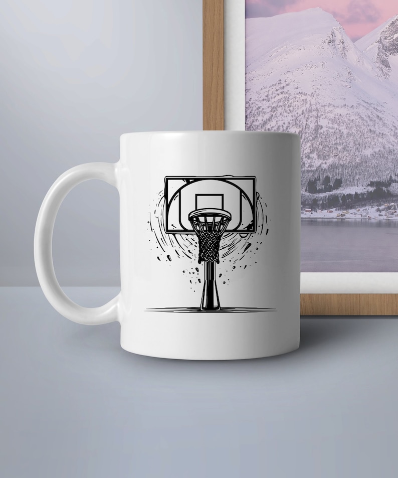 BASKETBALL HOOP SVG, Basketball Rim Net Svg Files for Cricut, Slam Dunk ...