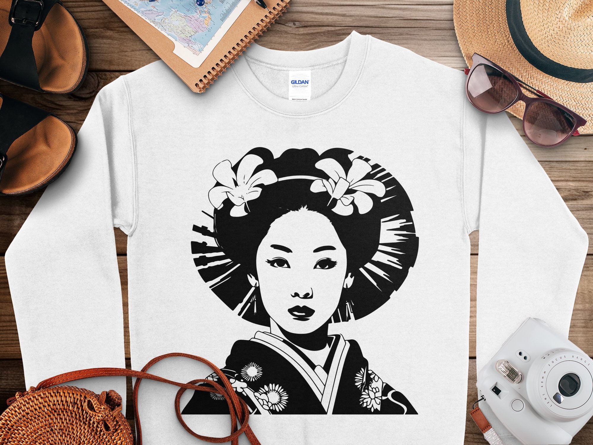 JAPANESE IMPERIAL EMPRESS Svg, Japanese Geisha Svg Files for Cricut ...
