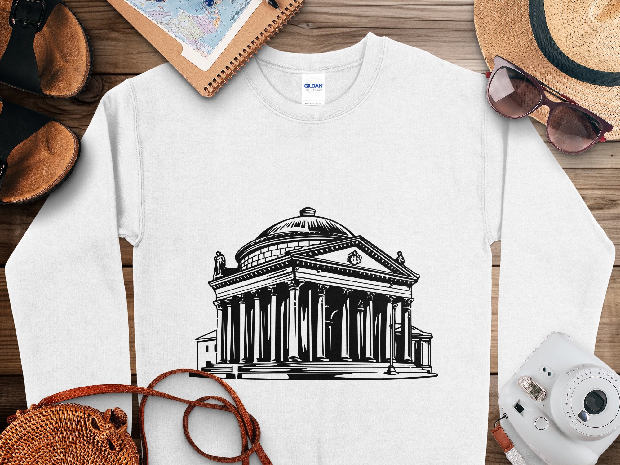 PANTHEON SVG, PANTHEON Svg Files for Cricut, Pantheon Clipart, Laser ...
