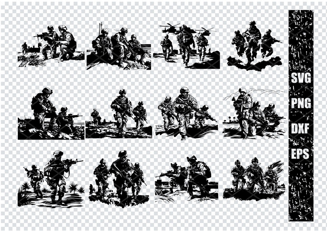 US MILITARY SOLDIER Svg, Military Operation Svg Files for Cricut, Armed ...