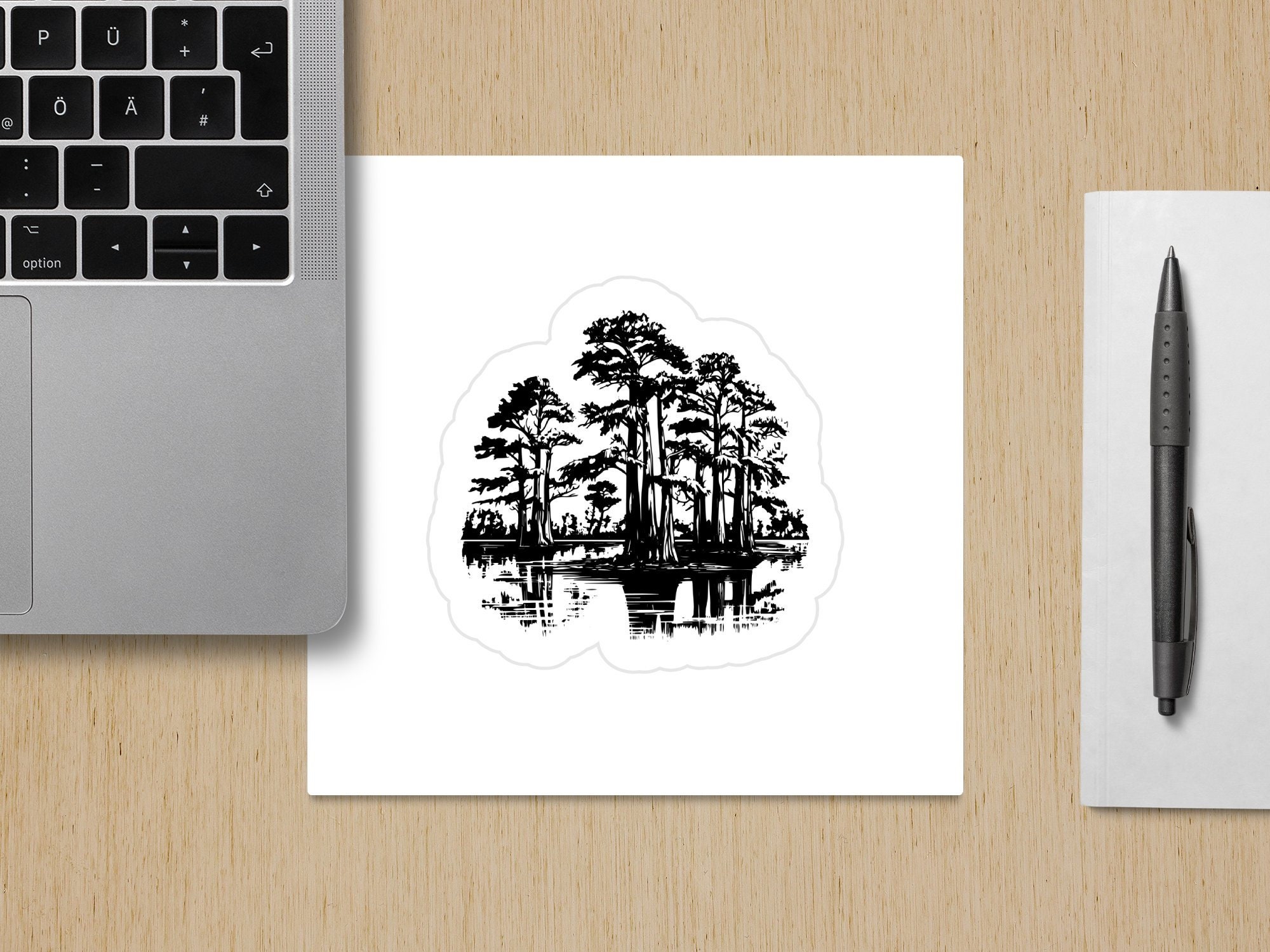 Bald Cypress Tree Svg Swamp Cypress Tree Svg Files For Cricut Wetland Cypress Tree Clipart 