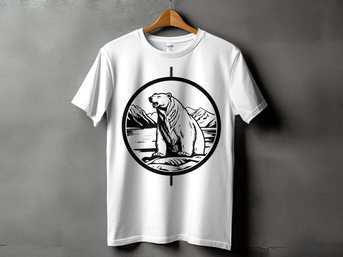 POLAR BEAR SVG, Arctic Polar Bear Svg Files for Cricut, Glacier Polar ...