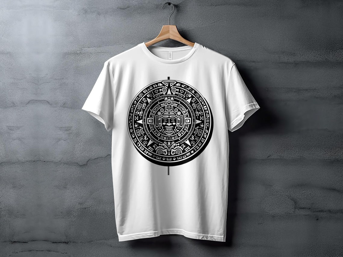 MAYAN CALENDAR SVG, Maya Glyph Svg Files for Cricut, Mesoamerican ...