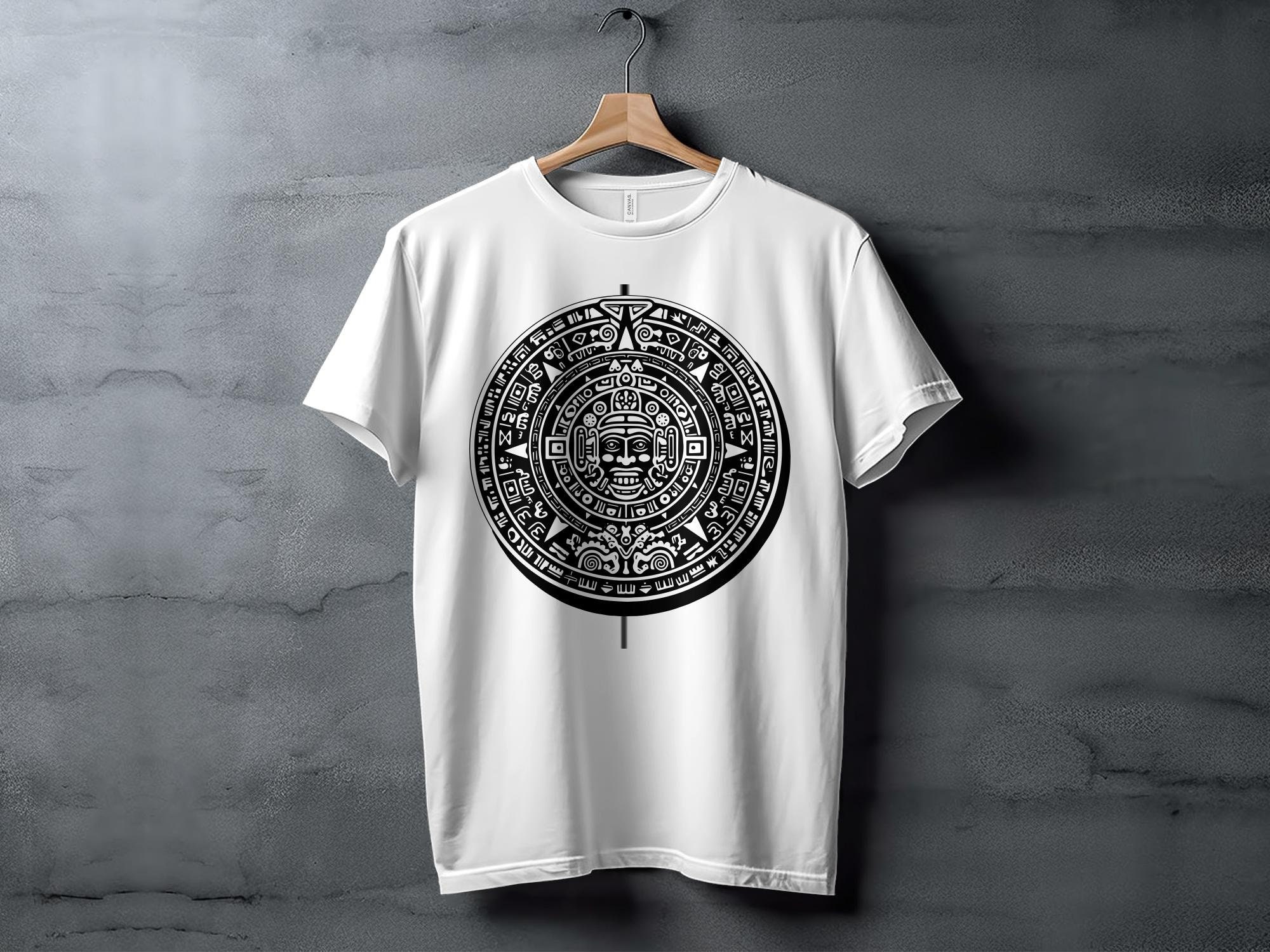 MAYAN CALENDAR SVG, Maya Glyph Svg Files for Cricut, Mesoamerican ...
