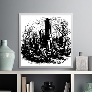 GRAVEYARD TOMBSTONES SVG, Cemetery Headstones Svg Files for Cricut ...