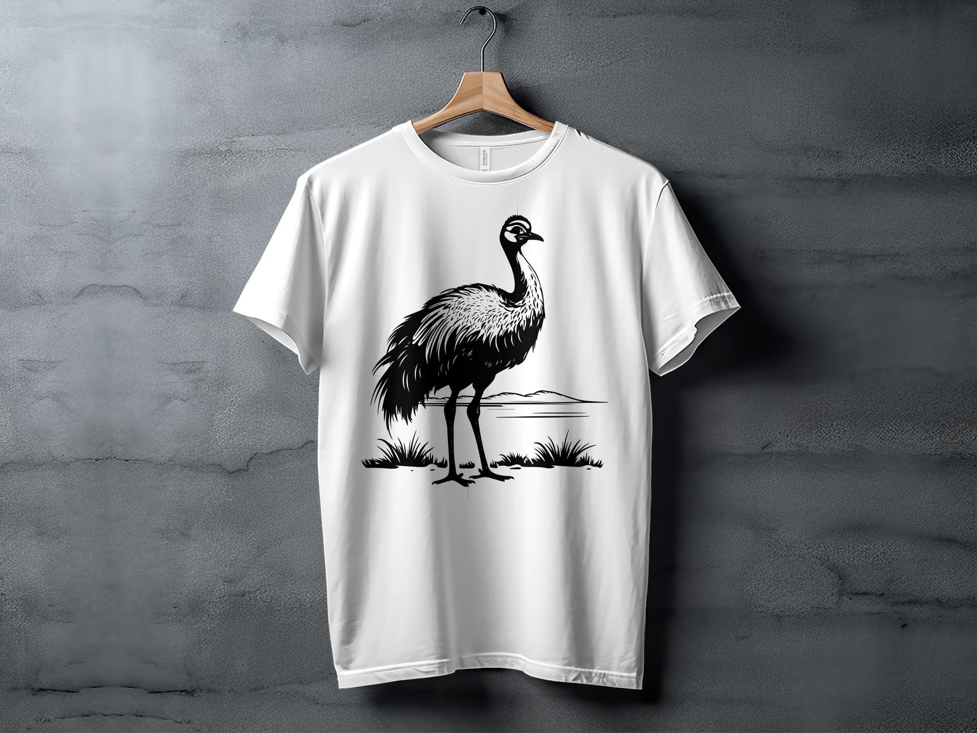 EMU BIRD SVG, Emu Large Bird Svg Files for Cricut, Emu Bird Clipart ...