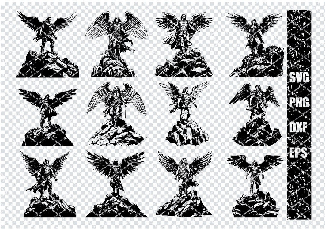 ARCHANGEL MICHAEL WARRIOR Svg, Angel Saint Michael Svg Files for Cricut, Heaven Angel Warrior ...