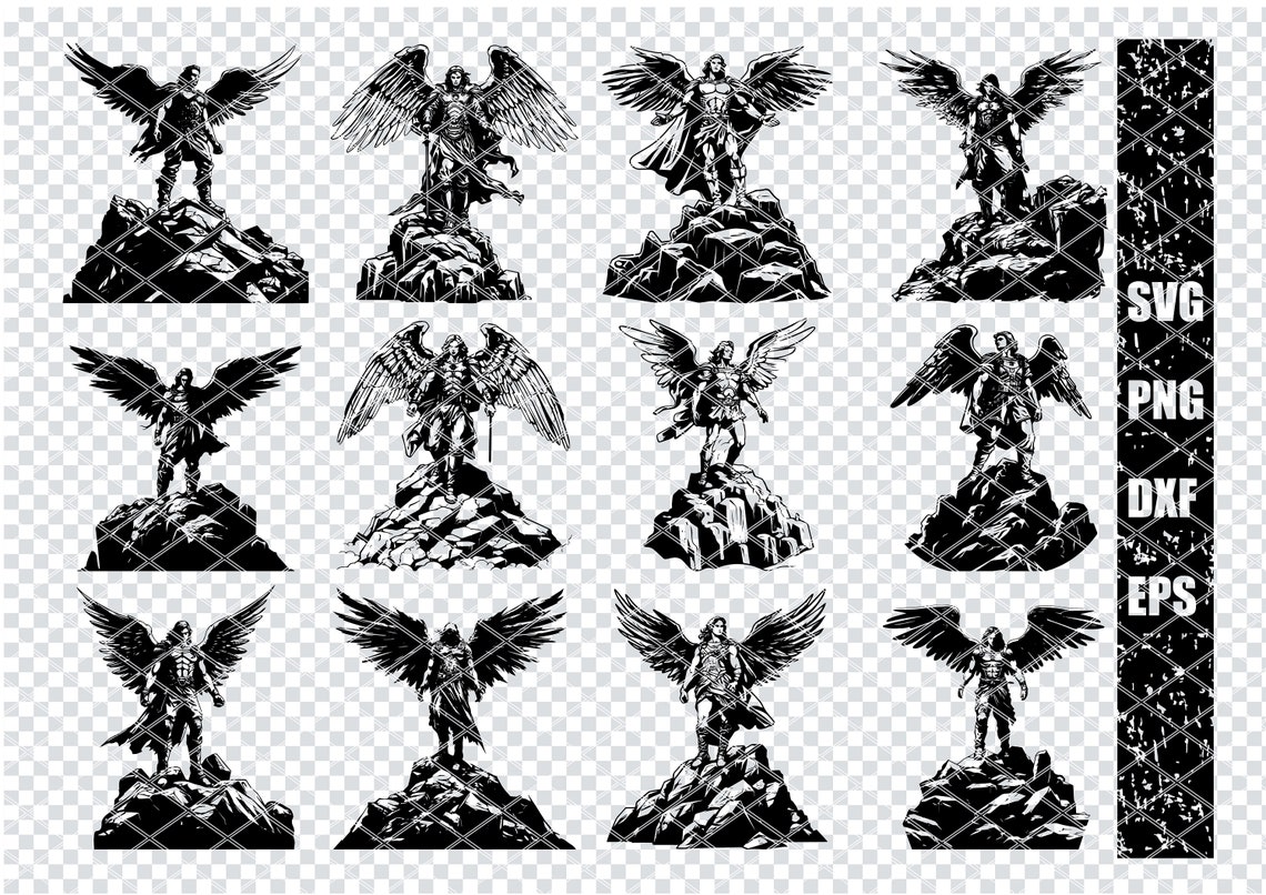 ARCHANGEL MICHAEL WARRIOR Svg, Angel Saint Michael Svg Files for Cricut ...