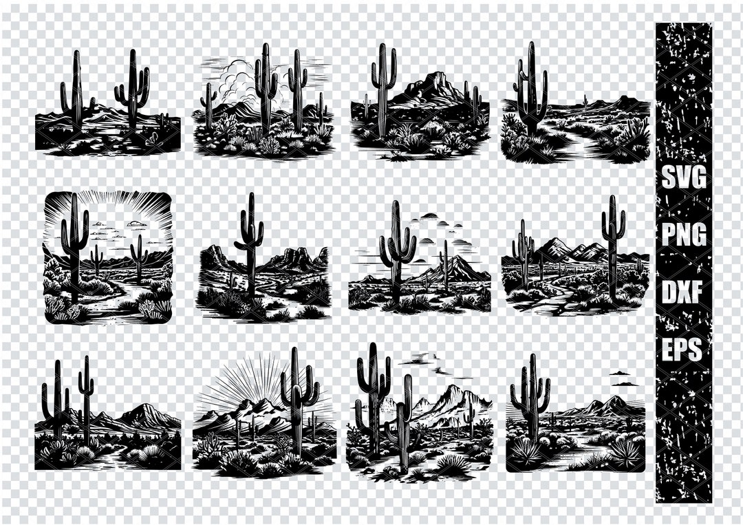 SAGUARO NATIONAL PARK Svg, Saguaro National Park Svg Files for Cricut ...