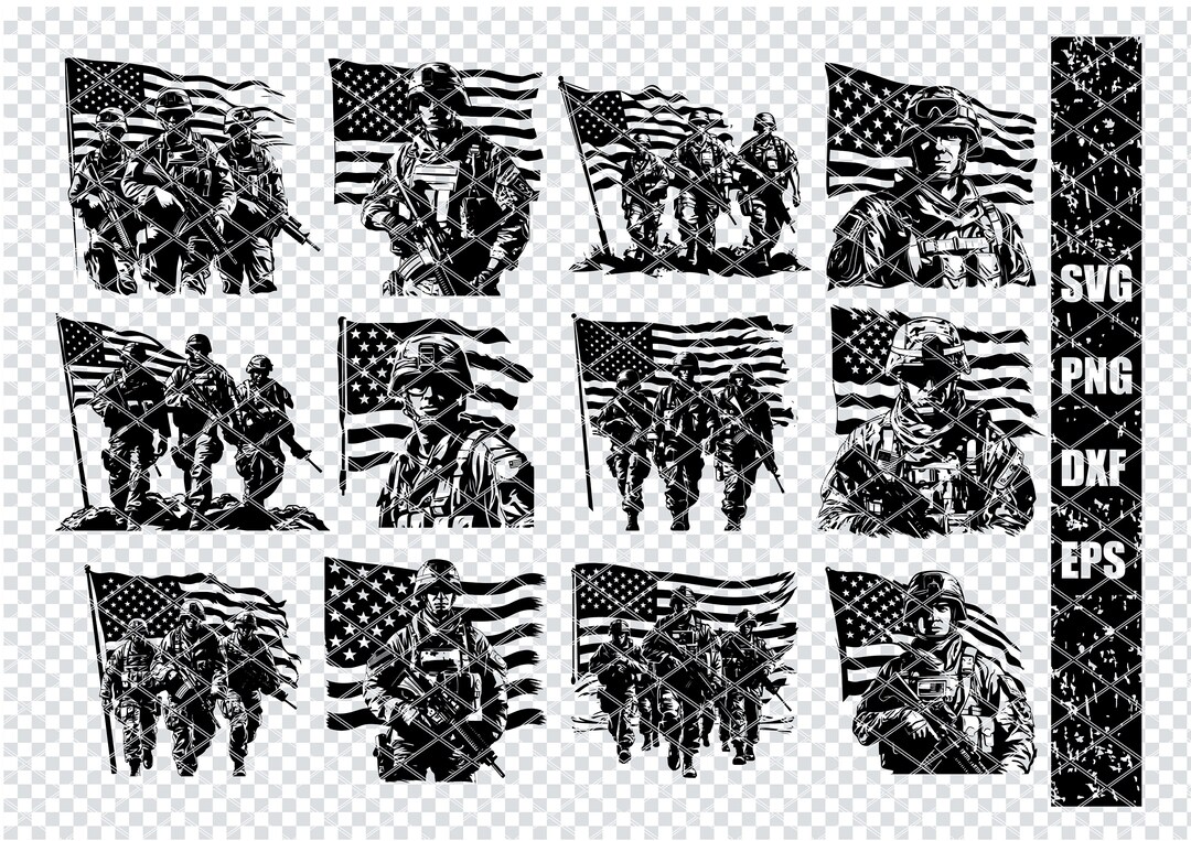 US ARMY SOLDIER Svg, Military Army Veteran Svg Files for Cricut ...
