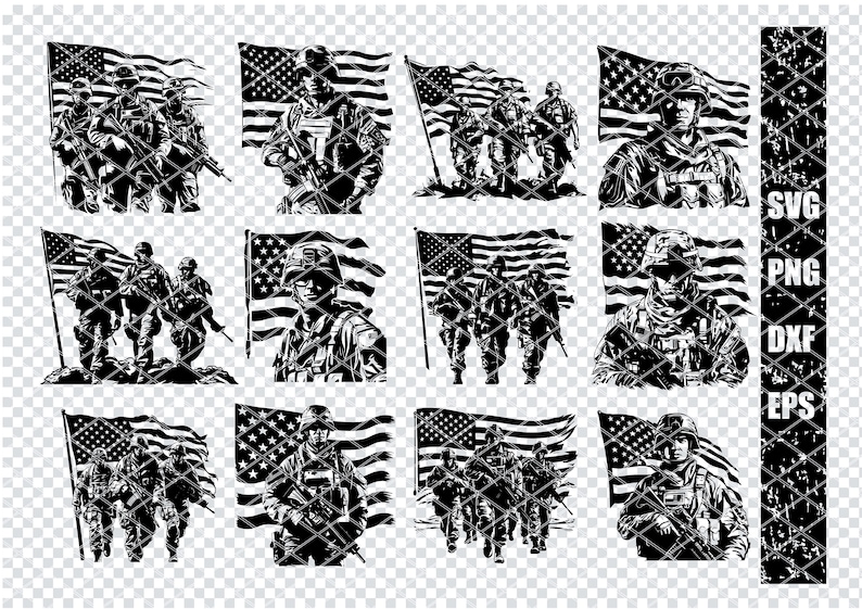 US ARMY SOLDIER Svg, Military Army Veteran Svg Files for Cricut ...