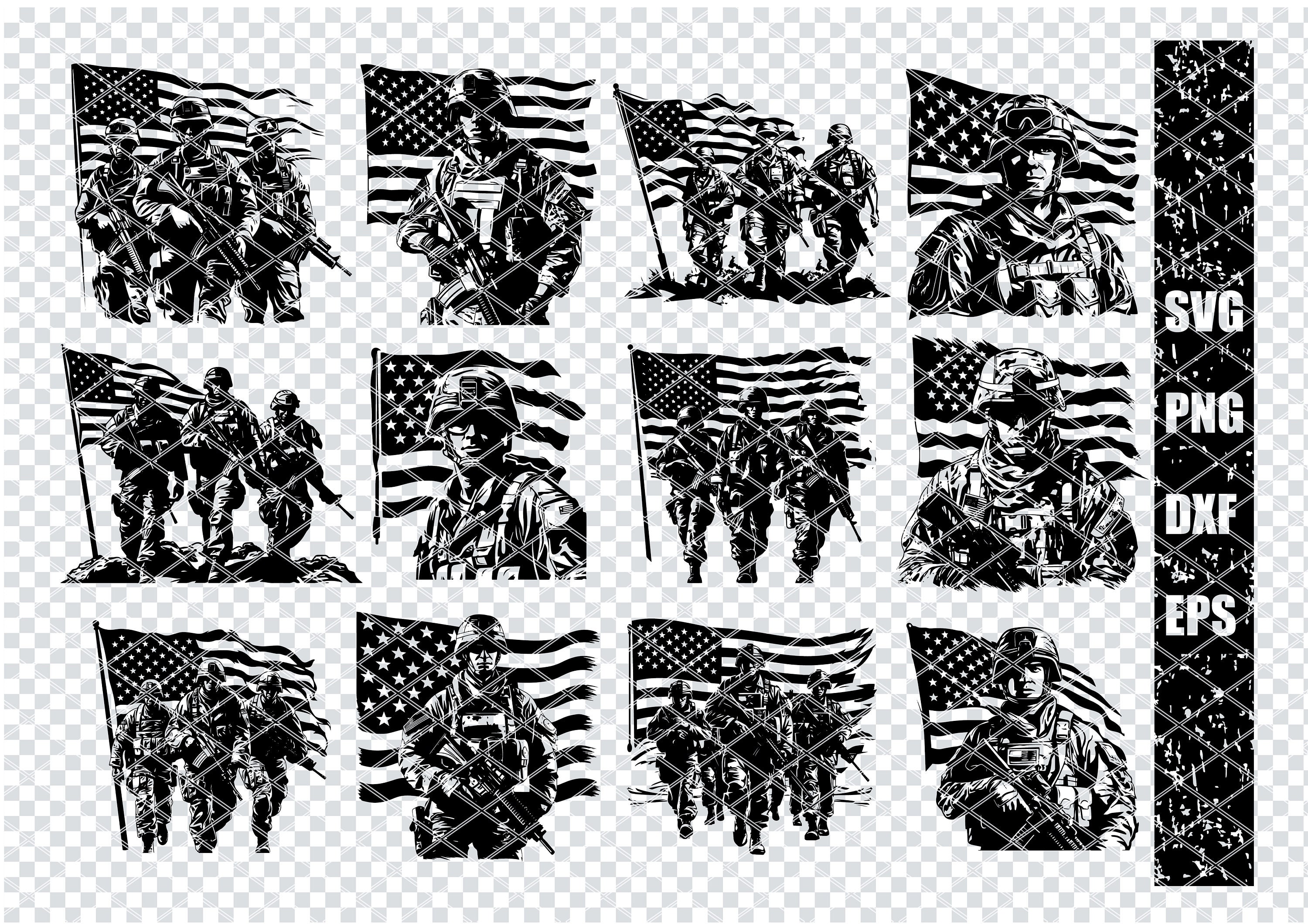 US ARMY SOLDIER Svg, Military Army Veteran Svg Files for Cricut ...