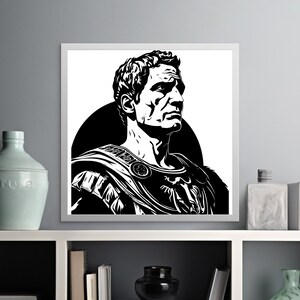 JULIUS CAESAR AUGUSTUS Svg, Julius Caesar Roman Emperor Svg Files for ...