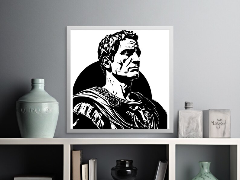 JULIUS CAESAR AUGUSTUS Svg, Julius Caesar Roman Emperor Svg Files for ...