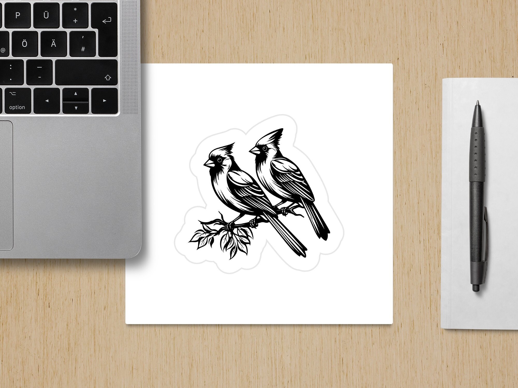CARDINAL BIRD PAIR Svg, Mating Cardinal Season Svg Files for Cricut ...