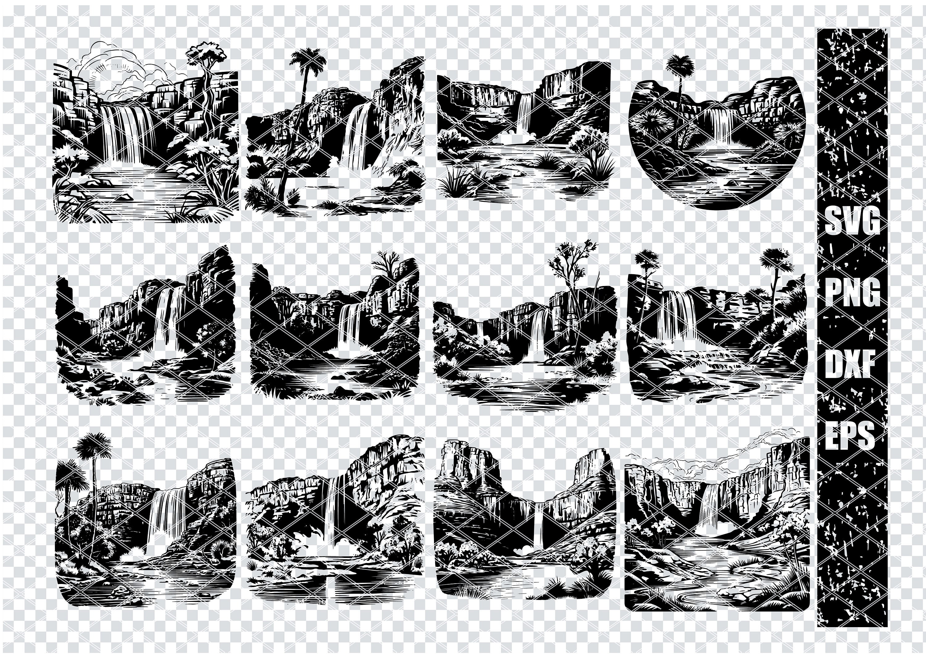 HAVASU FALLS SVG, Grand Canyon Waterfall Svg Files for Cricut, Havasu ...