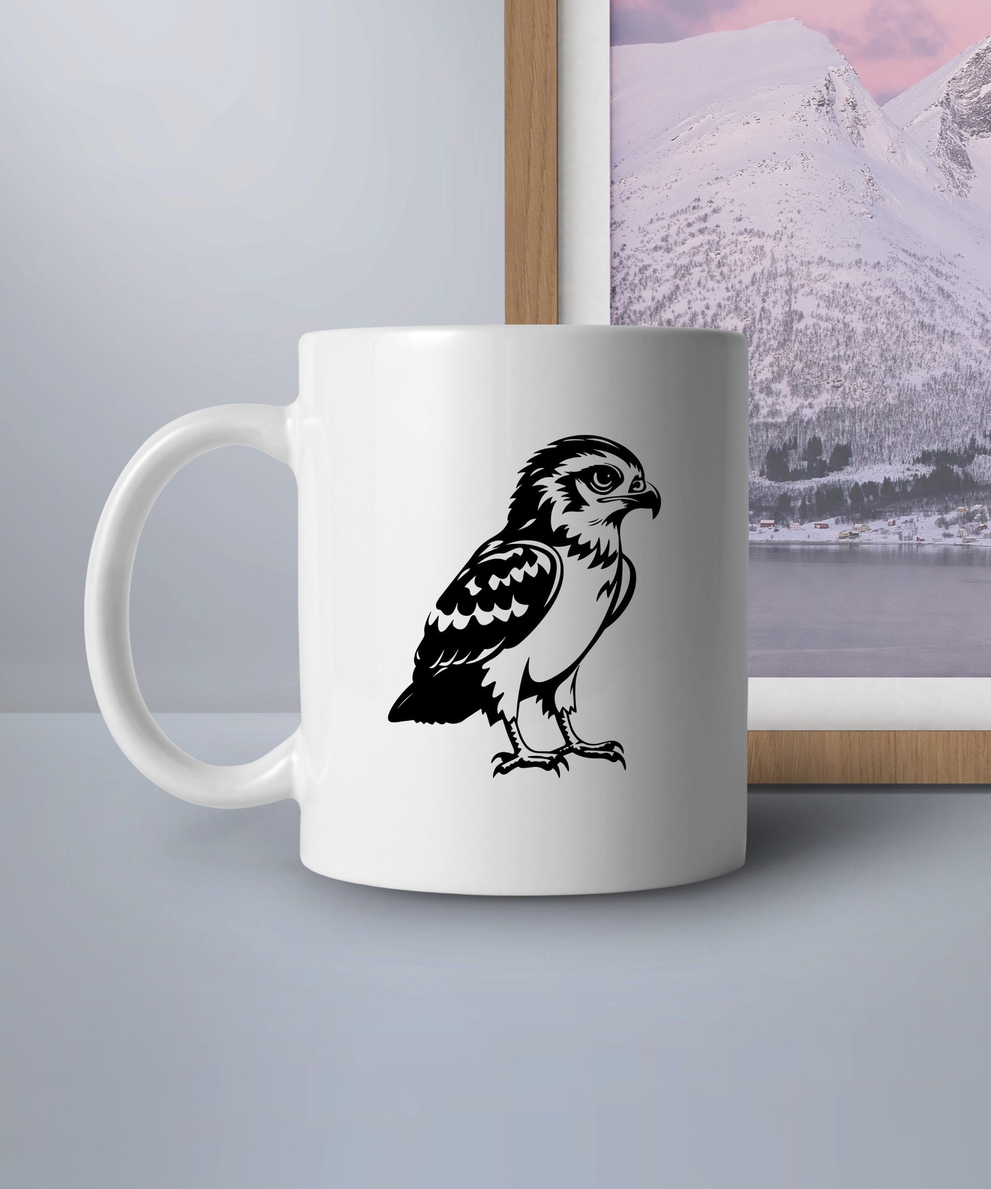 CUTE BABY HAWK Svg, Hawk Hatchling Svg Files for Cricut, Adorable Baby ...