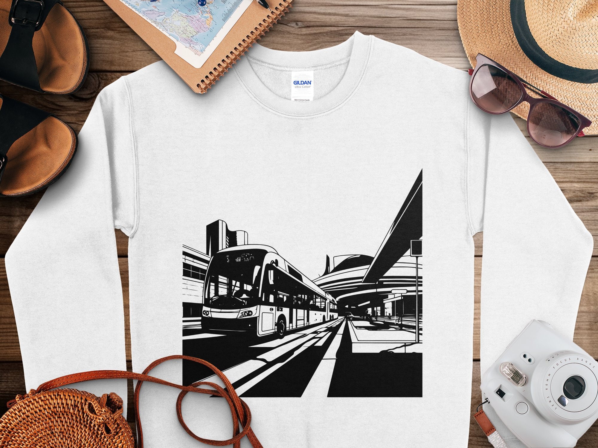 BUS STATION Svg, Bus Terminal Svg Files for Cricut, Bus Terminal ...