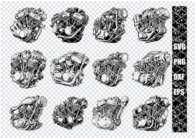 BIG BIKE ENGINE Svg, Motorcycle Engine Svg Files for Cricut, Motorcycle ...