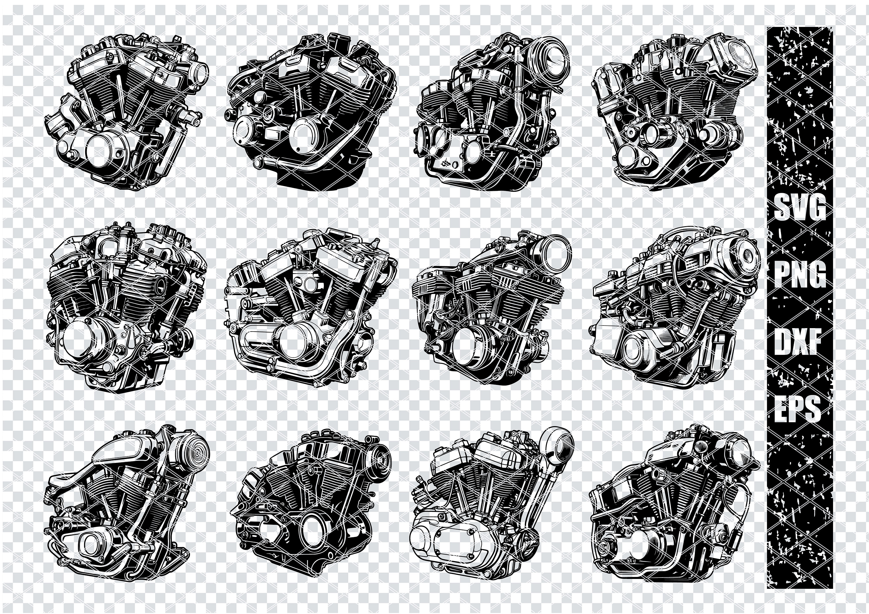 BIG BIKE ENGINE Svg, Motorcycle Engine Svg Files for Cricut, Motorcycle ...