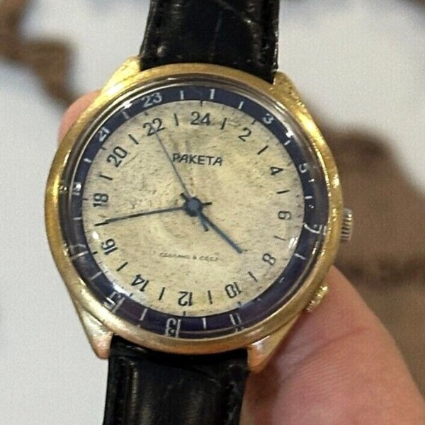 Soviet 24 Hour Watch - Etsy