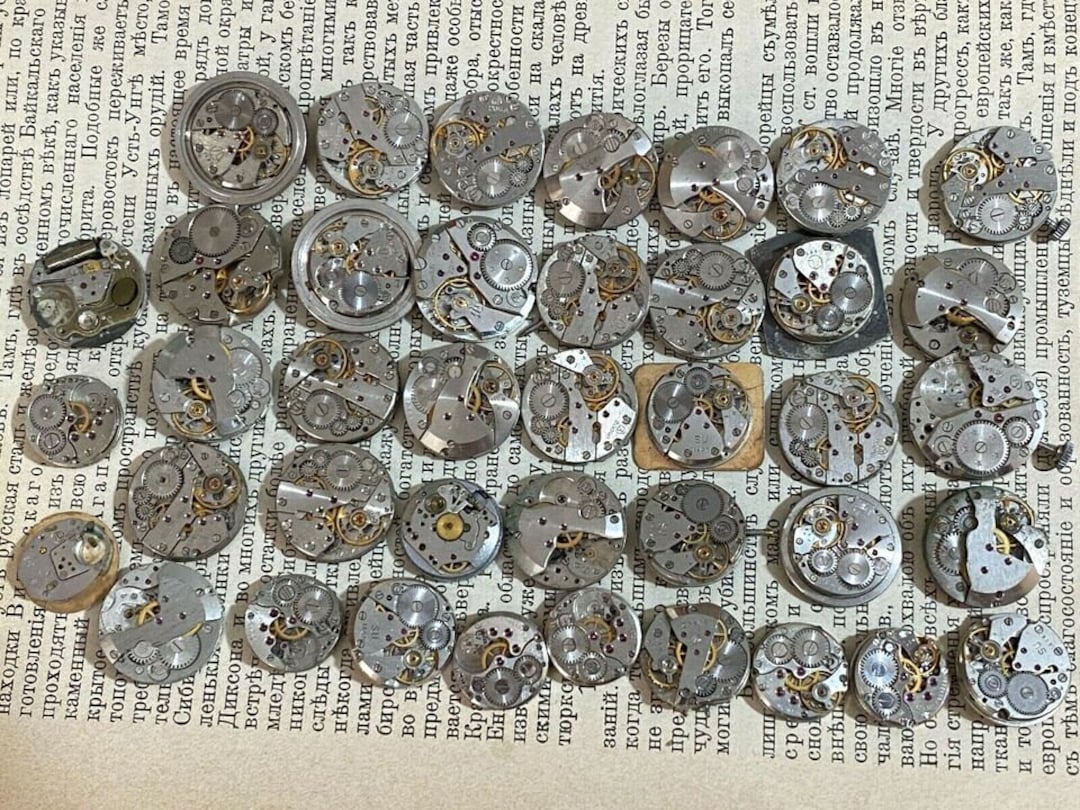 40 Vintage Watch Movements Set USSR Mechanism Women Watch - Etsy