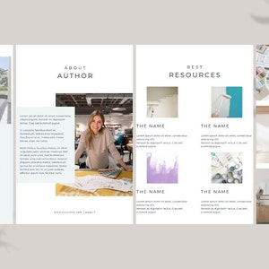 E-book Template Interior Design | Interior Design Workbook | Fully ...