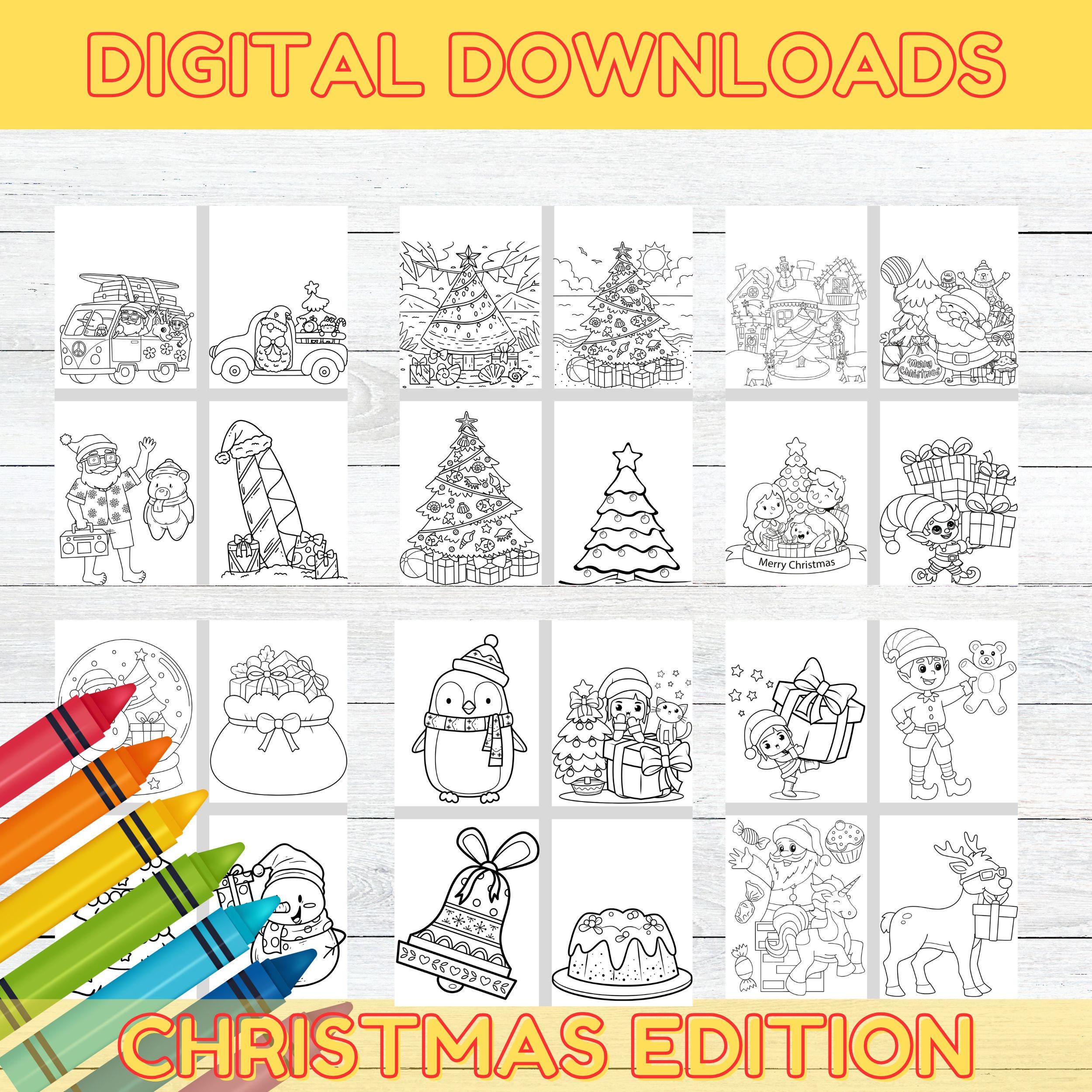 Christmas 21 Coloring Pages Holiday Printables Christmas Games ...