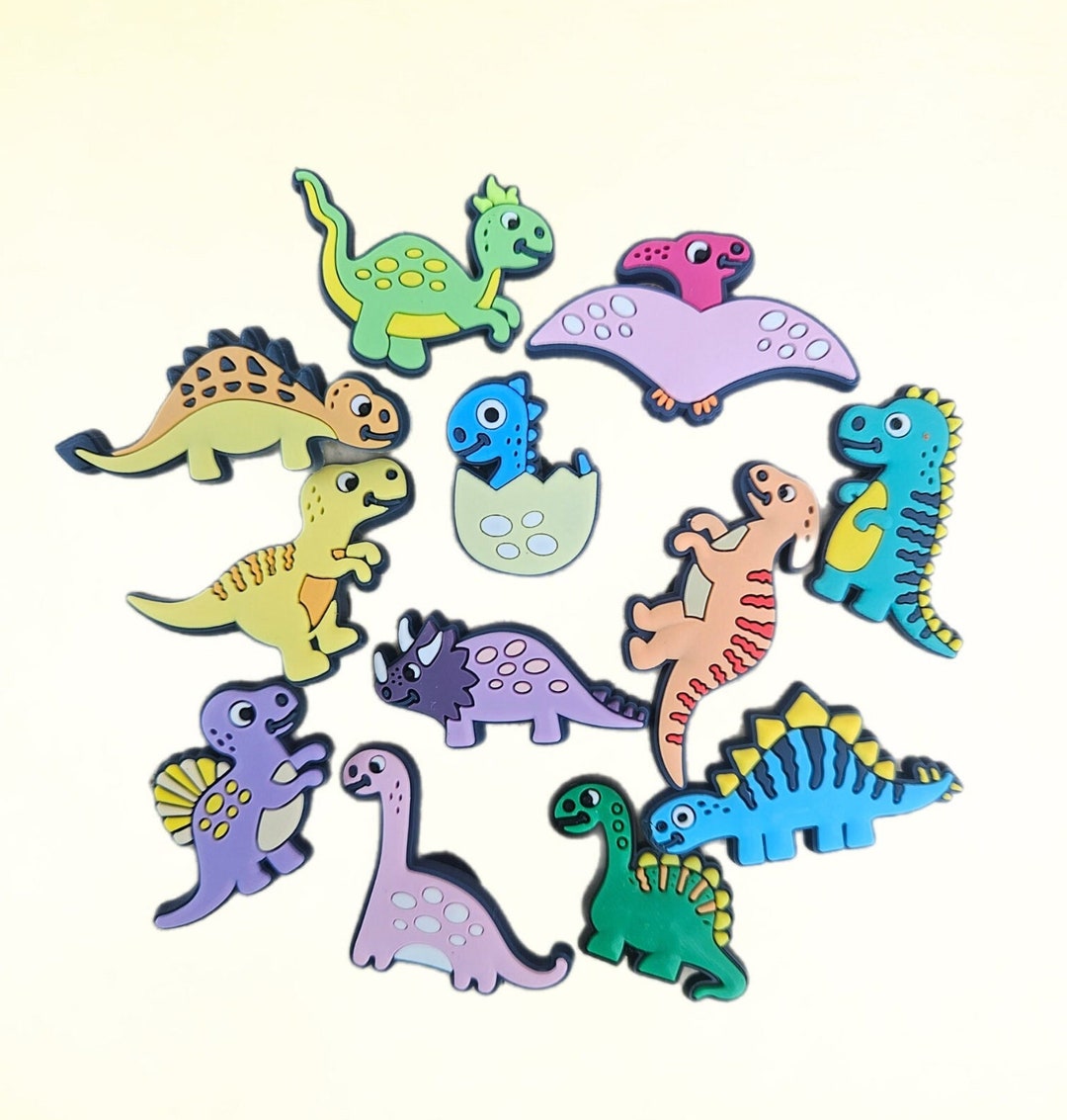 Dinosaur Croc Jibbitz Charms Stegosaurus Tyrannosaurus Rex - Etsy
