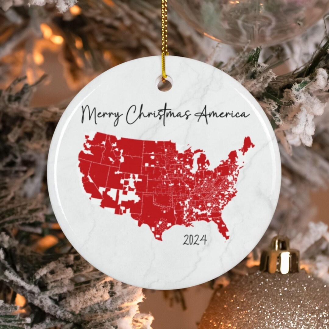 Trump 2024 Christmas Ornament, President Trump Gifts, Make America ...