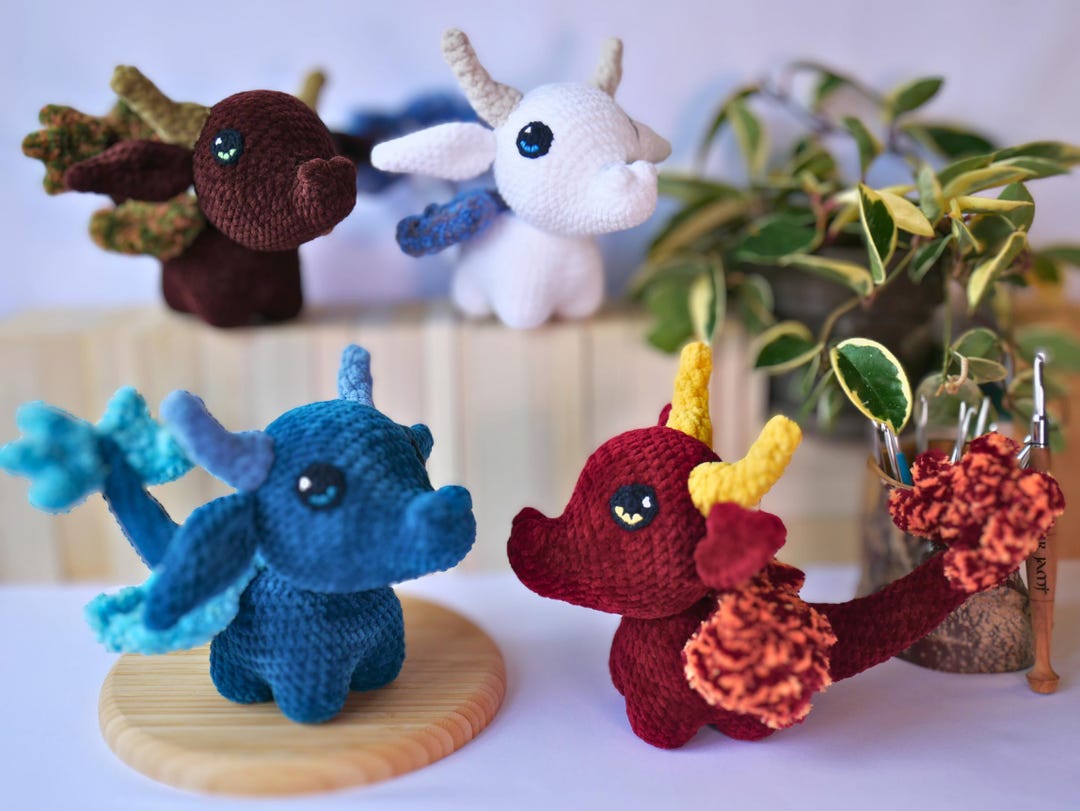 Mini Elemental Dragon Guardian of the Shores Blue - Etsy