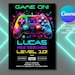 Editable Video Game Party Invitation Template, Game on Birthday Invite ...