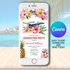 Editable Aloha Graduation Party Invitation, Hawaiian Graduation ...